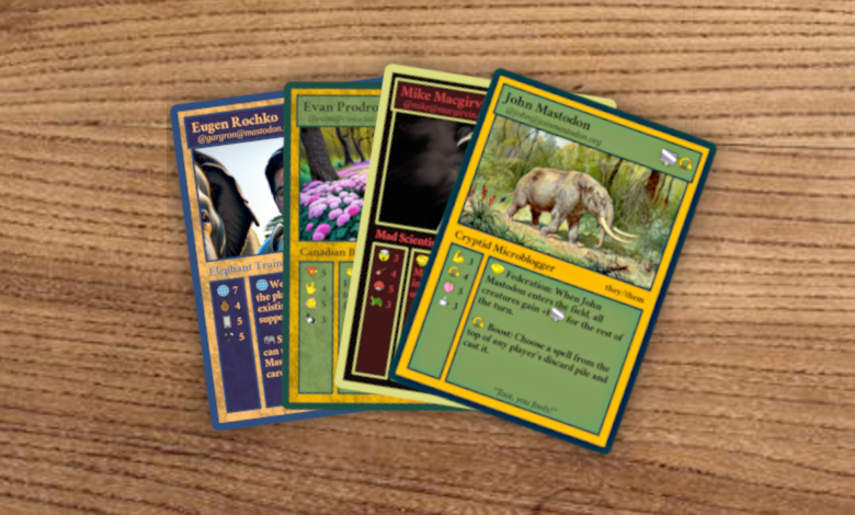 Get Your Own Fediverse Trading Cards! - We Distribute